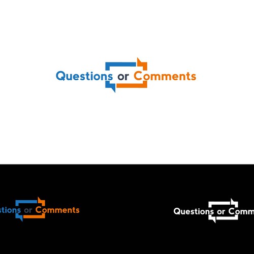 Create the Ideal Logo for Questions or Comments | Logo design contest