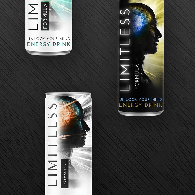 Design an amazing label - LIMITLESS FORMULA - Brain Energy Drink ...
