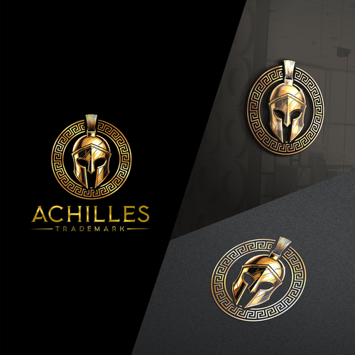 Designs | Logo for 'ACHILLES TRADEMARK' (Black / Gold Spartan style ...