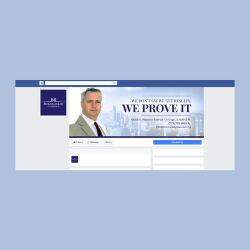 Facebook Page for law firm | Facebook cover contest