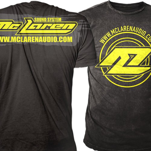 Help us design an awesome T-Shirt for our car audio products. Mc Laren ...