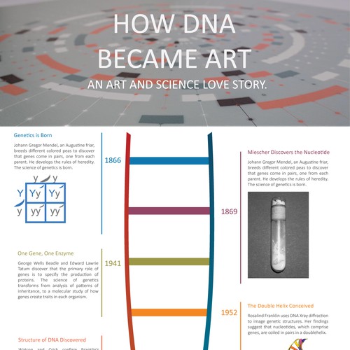 Infographic for the History of DNA Discoveries and Art | Infographic ...