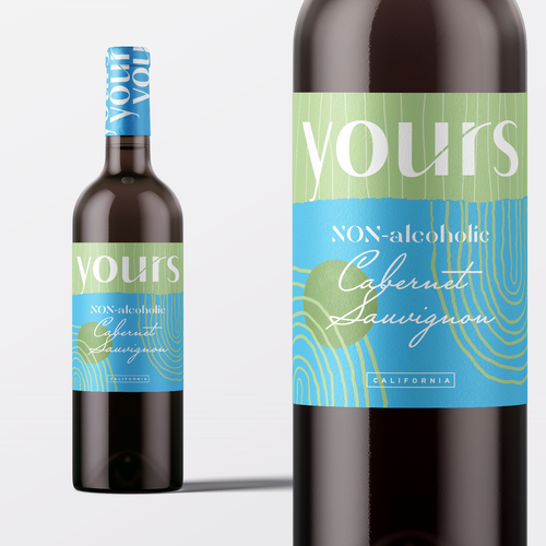 Designs | Non-Alcoholic Wine Label | Product label contest