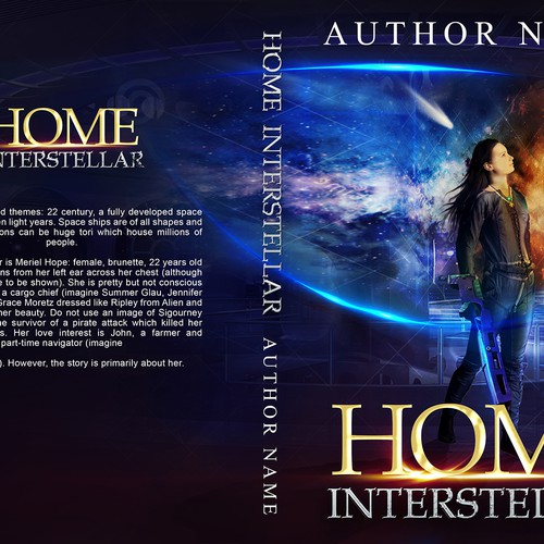 Designs | Book cover for Sci-Fi novel Home: Interstellar | Book cover ...