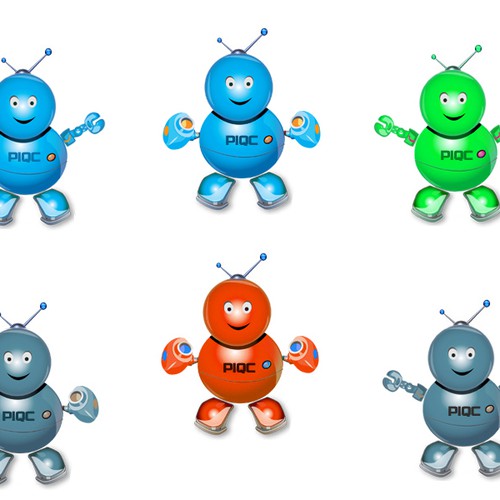 Designs | Pixar-esque Mascot & Logo - Cute, Modern, 3D Robot-Pixie ...