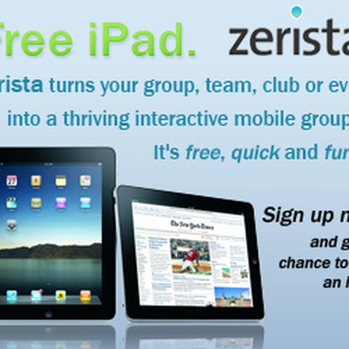 Designs | **Free iPad Contest Banner Ad Set Needed** | Banner ad contest