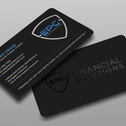 Designs | EPC Financial Solutions - Business Card | Business card contest