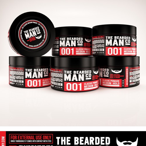 Pomade Packaging Design | Product label contest