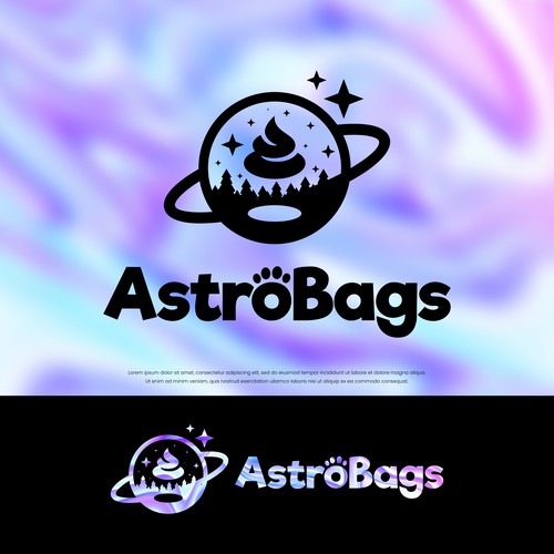 Designs | Futuristic, space-themed logo for dog poop bag | Logo & brand ...