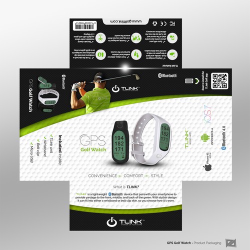 Designs | Create modern product packaging for GPS Golf Watch | Product ...