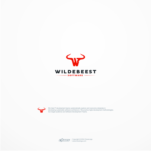 Create a logo for Wildebeest that is simple yet professional and easily ...