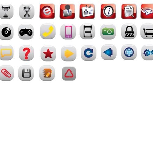 Mobile App Icons - 50 Generic/Random icons | Button or icon contest Mobile App Icons - 50 Generic/Random icons | Button or icon contest