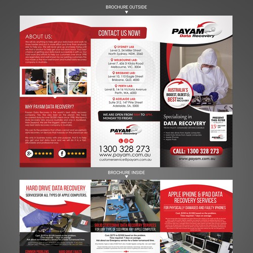 Design a Data Recovery Services Flyer | Postcard, flyer or print contest