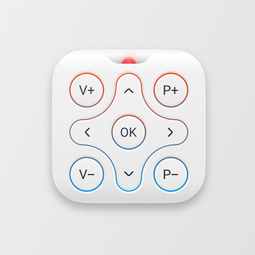 Remote control icon for iOS app | Icon or button contest