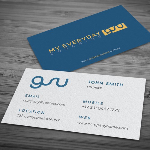 Create a card that shows the "Guru" in every geek! | Business card contest