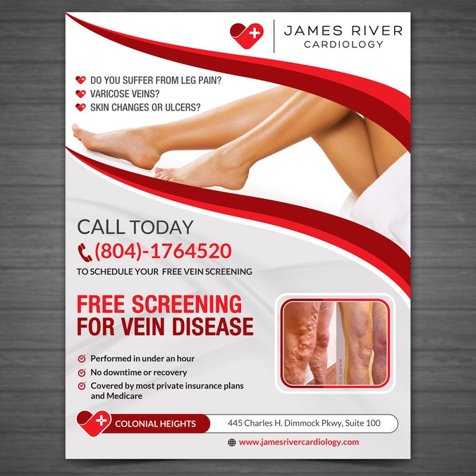 Vein ad | Postcard, flyer or print contest