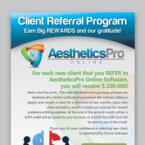Design Referral Program Flyer | Postcard, flyer or print contest
