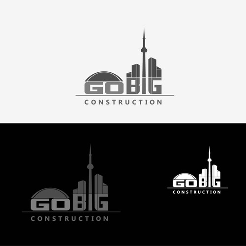 Logo for construction company in Toronto- Go Big Construction. | Logo ...