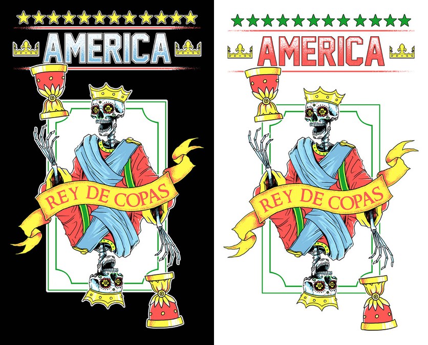 ¡Create a shirt celebrating Club America as Mexicos King of Cups "Rey ...