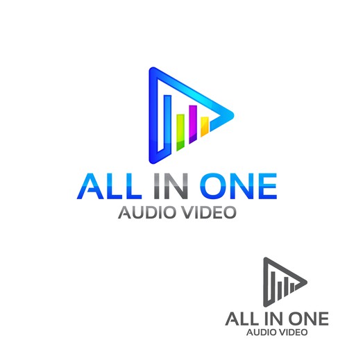 Searching for sophisticated yet memorable logo for All In One Audio ...