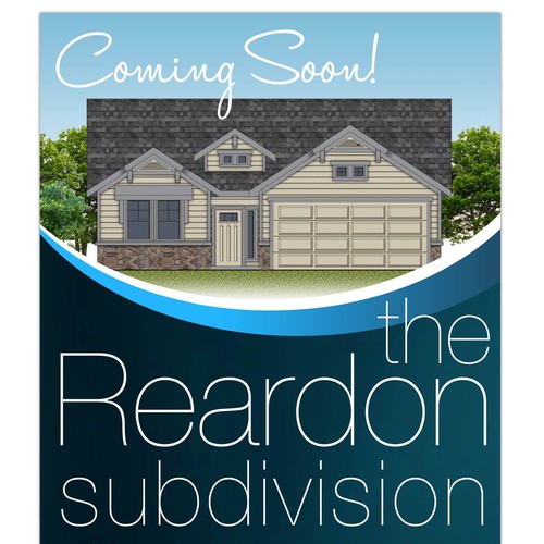 Create a modern Real Estate Subdivision Sign | Signage contest