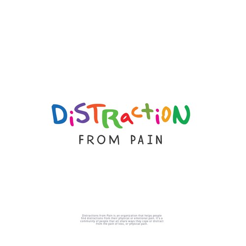 Designs | Distractions from Pain Logo to "distract" users. | Logo ...