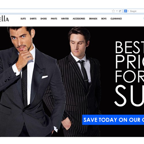 Create an Attention Grabbing Banner for Top Men's Store | Banner ad contest