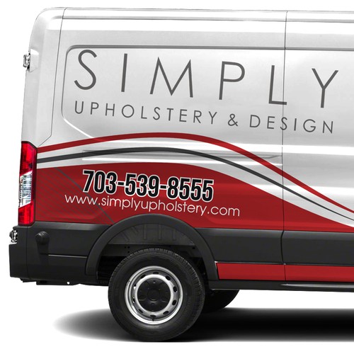 2015 Ford Transit-250 Partial Wrap for an Upholstery Shop | Car, truck ...