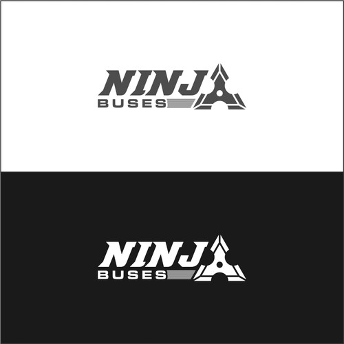 Create a sophisticated, yet cool logo for Ninja Buses (see ninjabuses ...