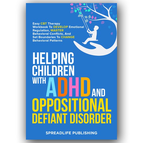 Designs | Minimalistic Text Based Cover for the ODD & ADHD book | Book ...