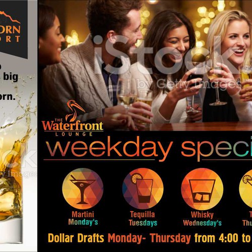 Designs | Waterfront Lounge Promo | Postcard, flyer or print contest