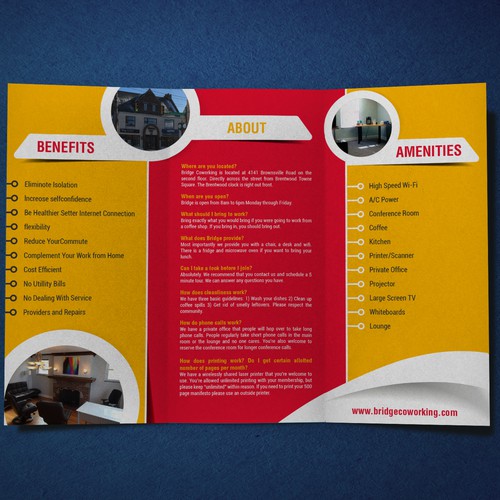 Coworking Space Flyer | Postcard, flyer or print contest