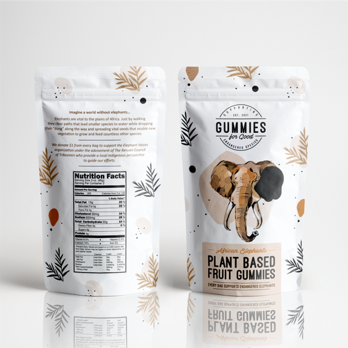 Designs | PACKAGE DESIGN: Plant Based Gummies for a Good Cause ...