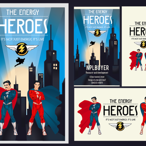 Help change the world!!! Need Super Hero Logo with Heroe/s mascot ...