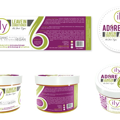 Template label needed for premium hair and skin care company! | Product ...