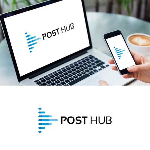 Designs | Design a fun playful logo for my new company Post Hub | Logo ...