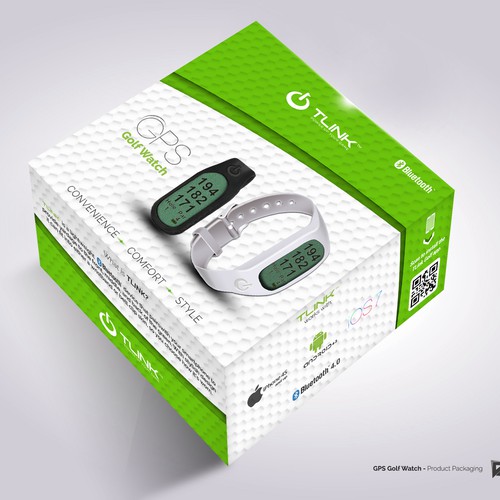 Designs | Create modern product packaging for GPS Golf Watch | Product ...