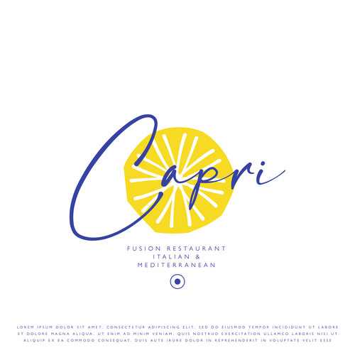 Designs | “The Neighborhood Gem” Italian island Capri restaurant logo ...