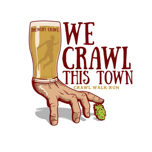 Designs | We Crawl this Town | Logo design contest