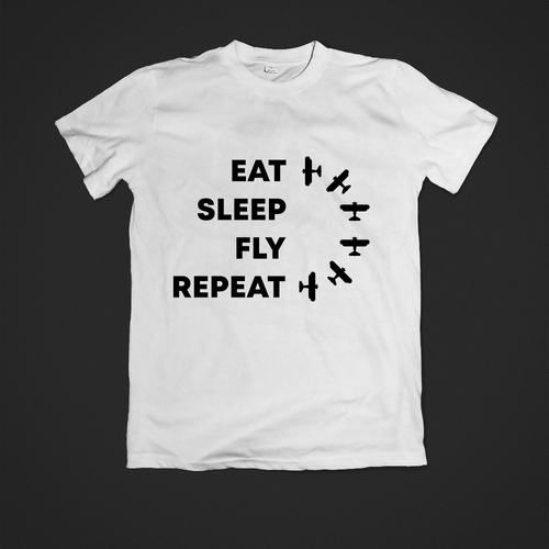 Guaranteed / Blind Contest Design Aviation Themed T-Shirt | T-shirt contest