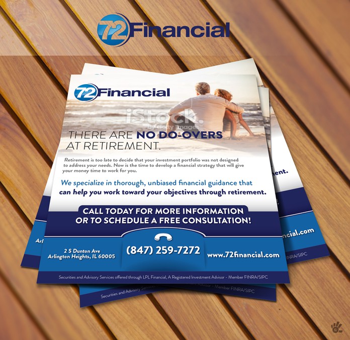 72 Financial needs a Print Ad! | Postcard, flyer or print contest