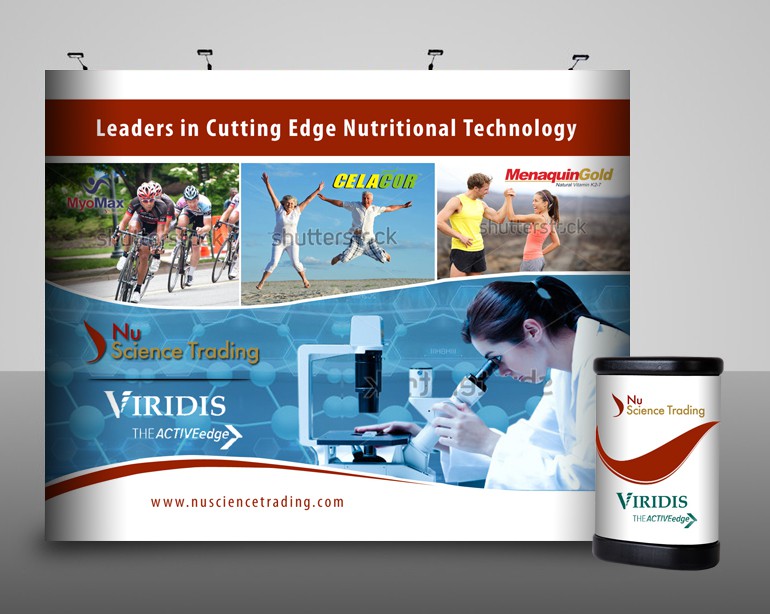 Trade Show Display Booth Design - Nu Science Trading | Signage contest