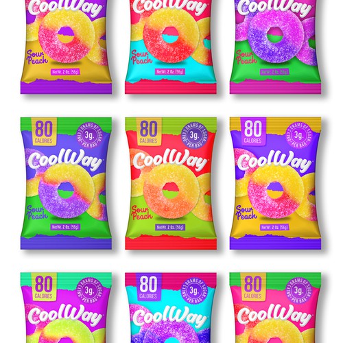 Designs | CoolWay Gummies Packaging Design -Candy Without the Guilt ...