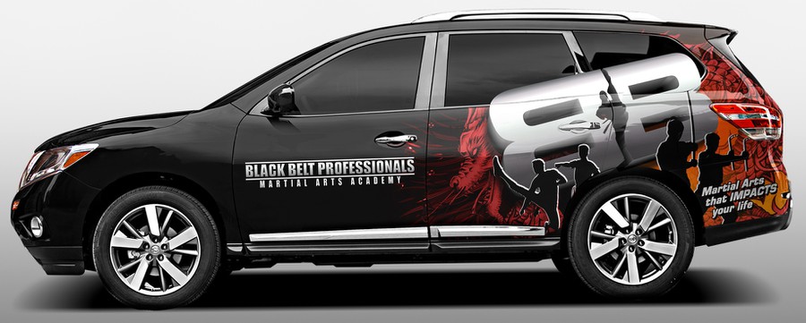 Create a eye catching car wrap for BBP Martial Arts Academy | Signage ...