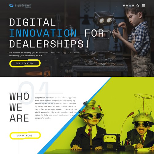 Website Refresh | Web page design contest