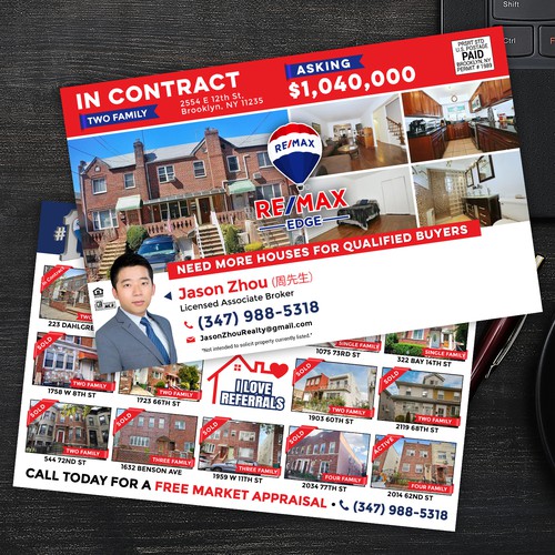 Designs | Improving Real Estate Postcard - Just Listed/Under Contract ...