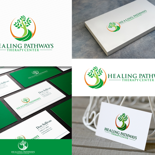 Create a simple tree/path image for Healing Pathways Therapy Center ...