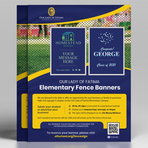 Designs | Design a scintillating flyer for fence ad campaign | Postcard ...