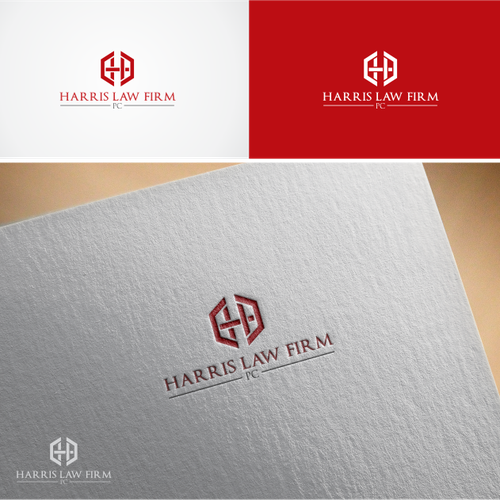 Create a clean and modern graphic letter H incorporating the firm name ...