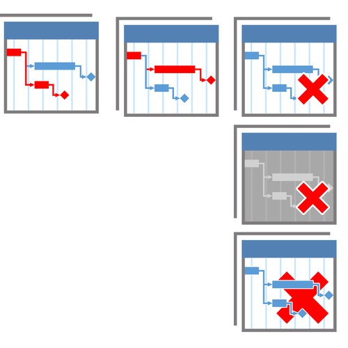 Microsoft Project Icons - Critical Path | Icon or button contest